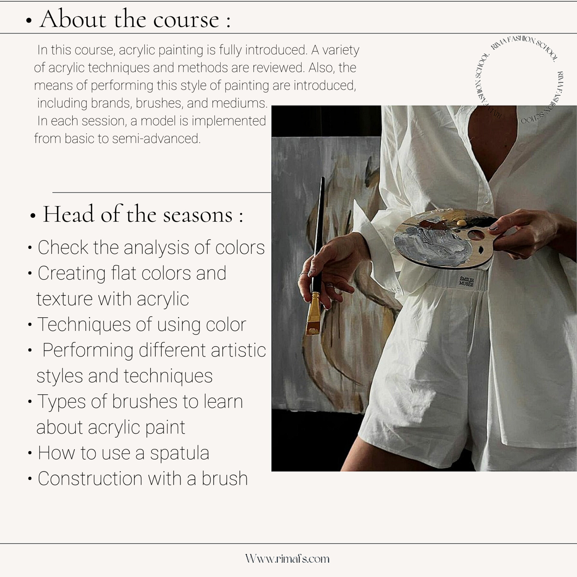 acrylic course - PARSFORTE
