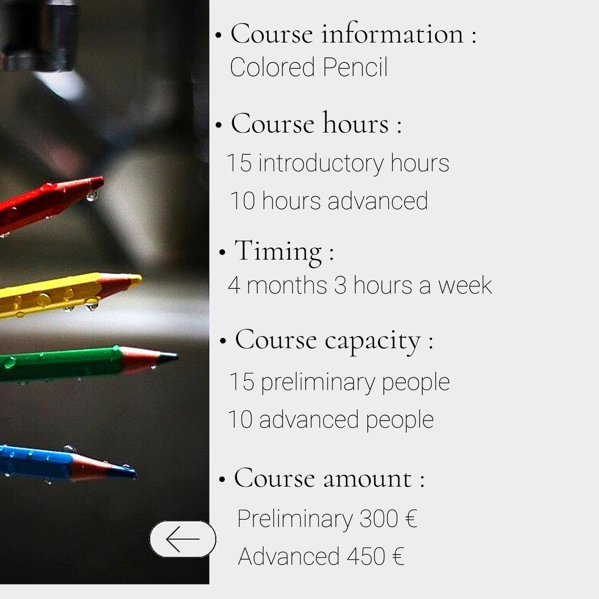 colored pencil course - PARSFORTE