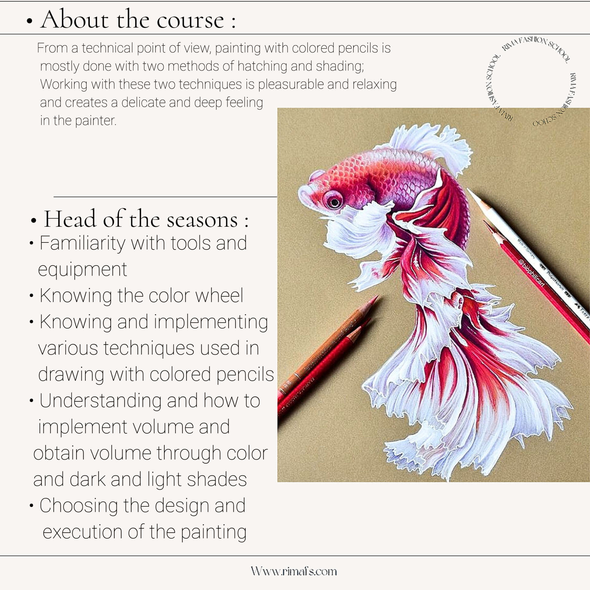 colored pencil course - PARSFORTE
