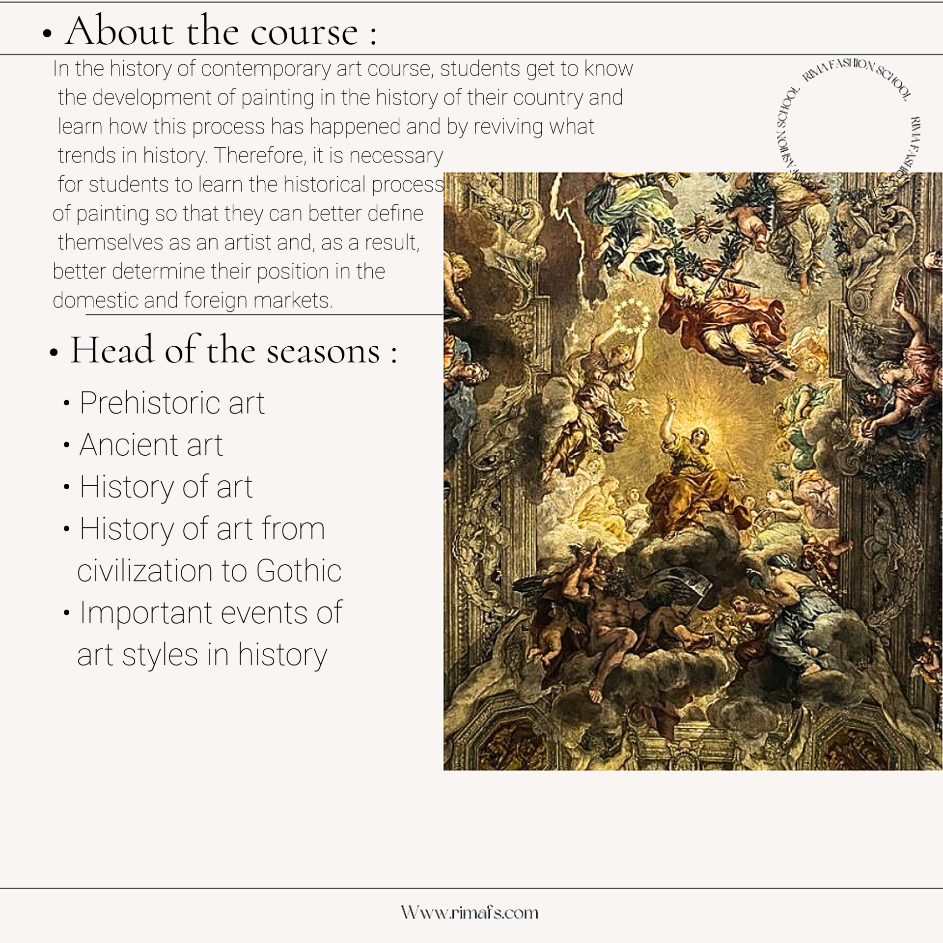 art history course - PARSFORTE