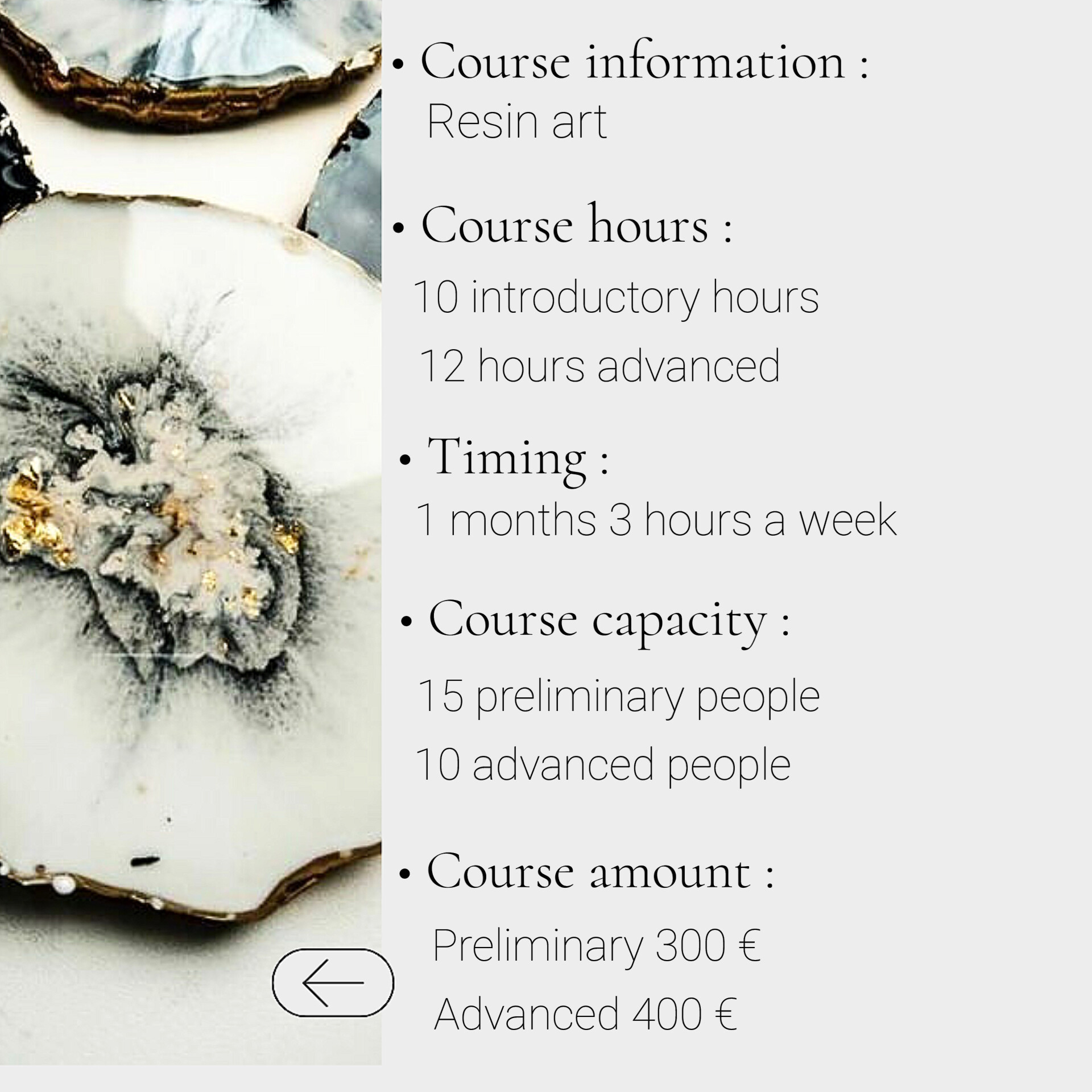 rasin art course - PARSFORTE